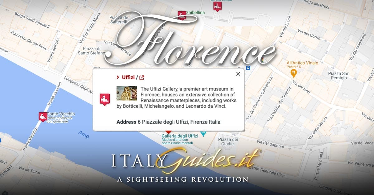 Interactive Map Florence Italy Interactive Map Of Florence Tourist